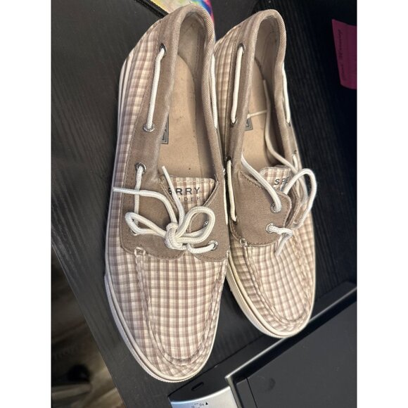 Sperry | Shoes | Sperry Topsider Womens 95m Plaid Boat Shoes | Poshmark